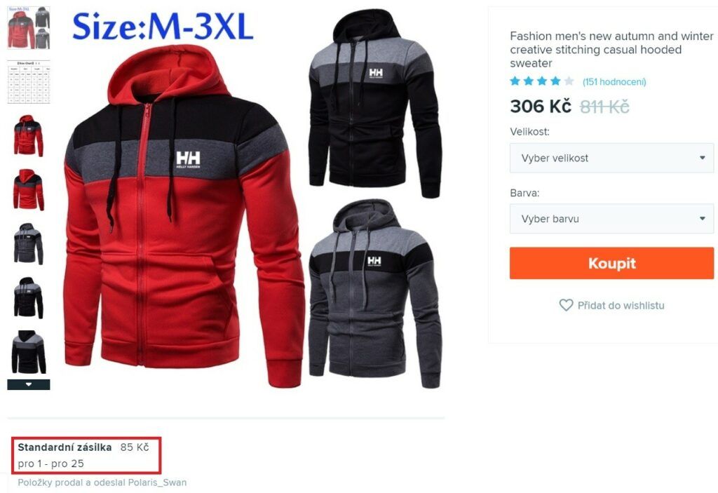 Wish – doprava zdarma – kolik je poštovné? - Slevove.cz