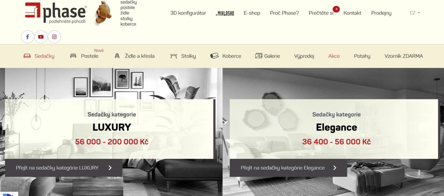 Sedačky Phase – recenze, výprodej - Slevove.cz
